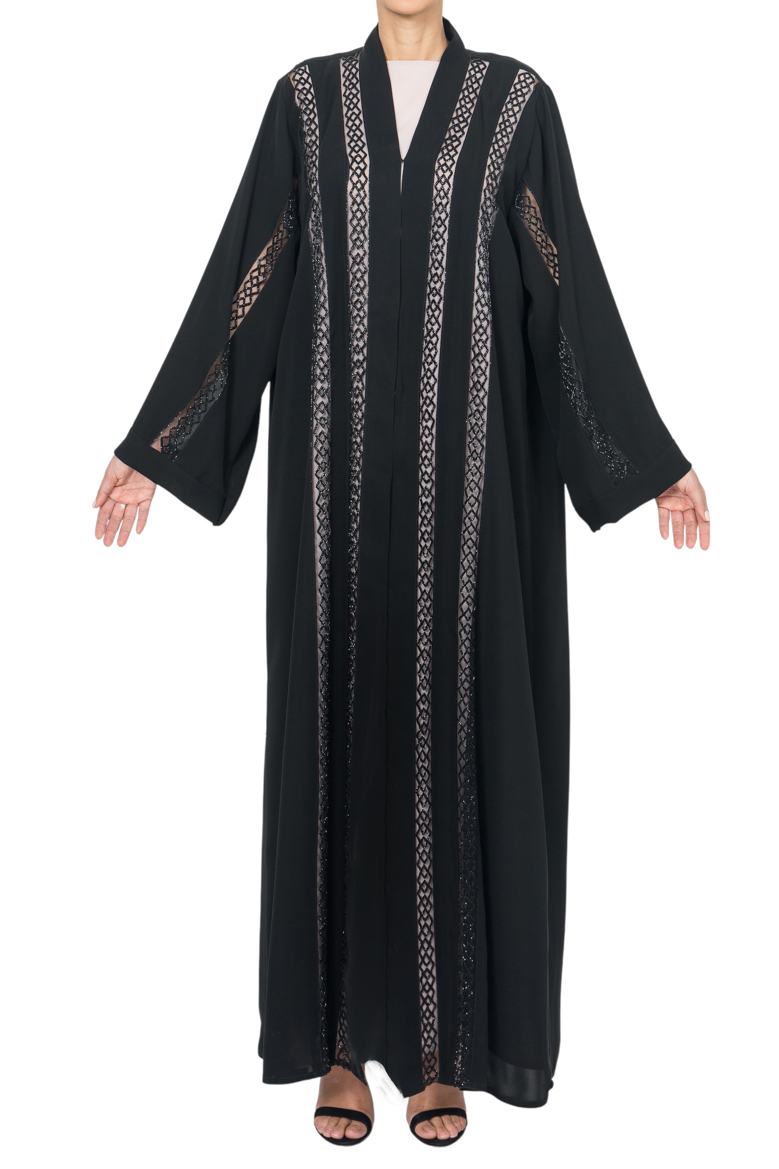 Afina's hand embroidered abaya – Afina Tailoring & Embroidery